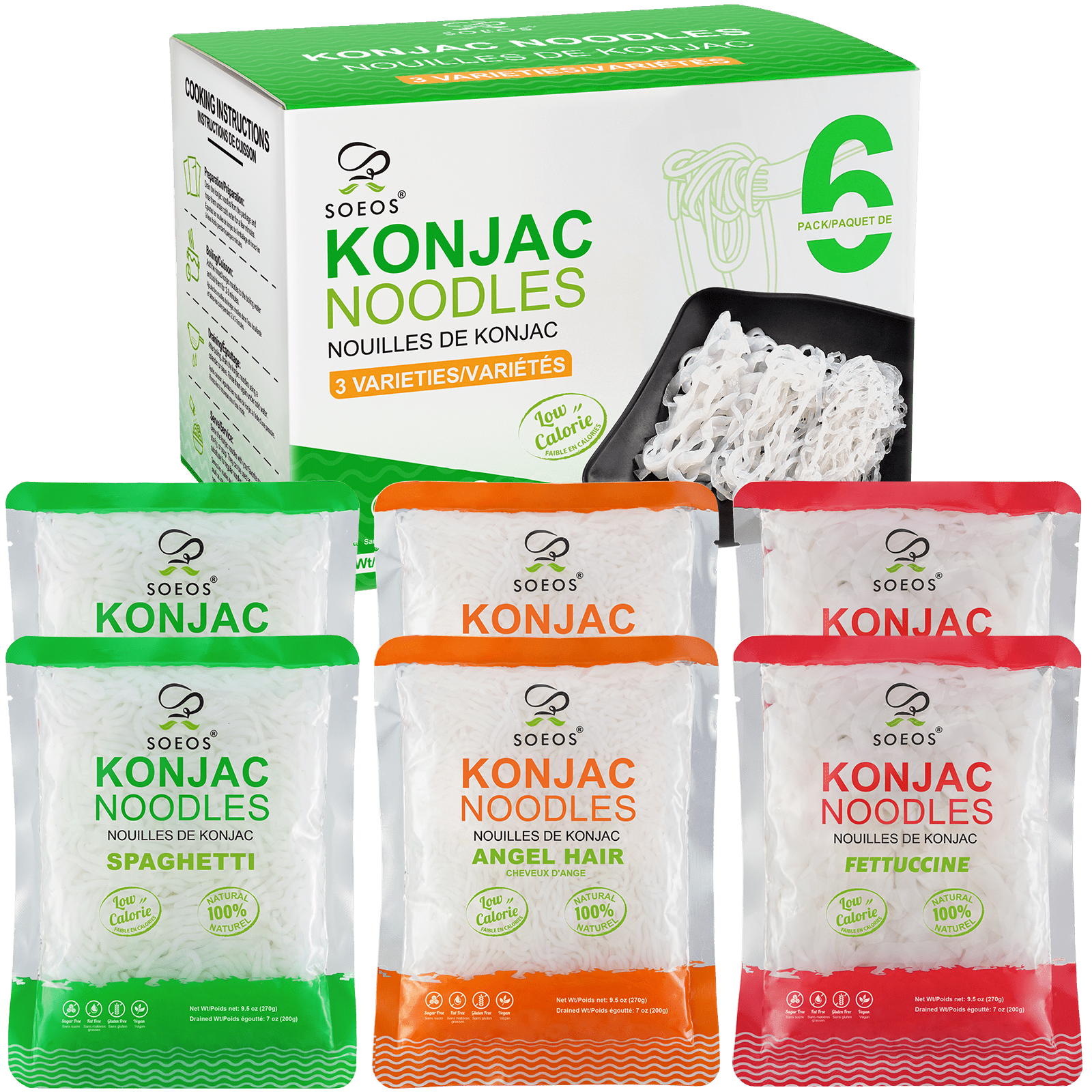 Click here for Soeos Konjac Noodles  Shirataki Noodle  8.8 Oz (25... prices