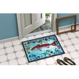 Fish Red Fish Door Mat 8087 Doormat - Walmart.com