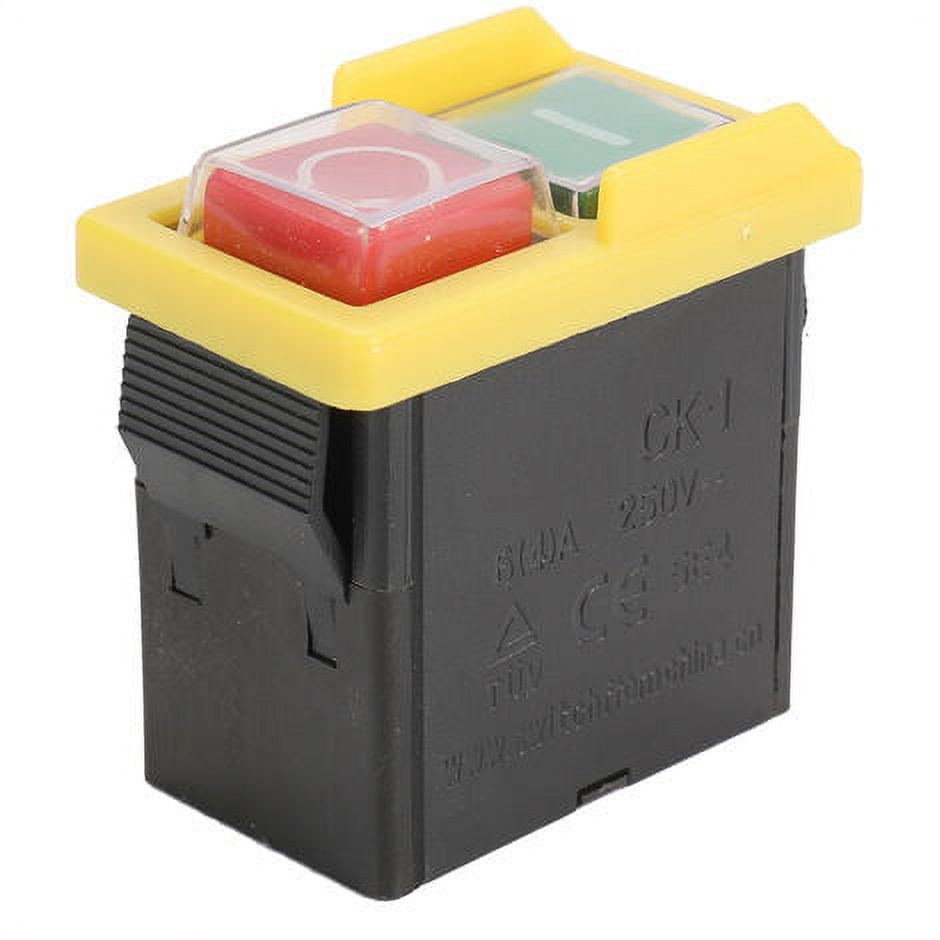 CK-1 5E4 AC250V interruptor electromagnético rectificadora botón de ...