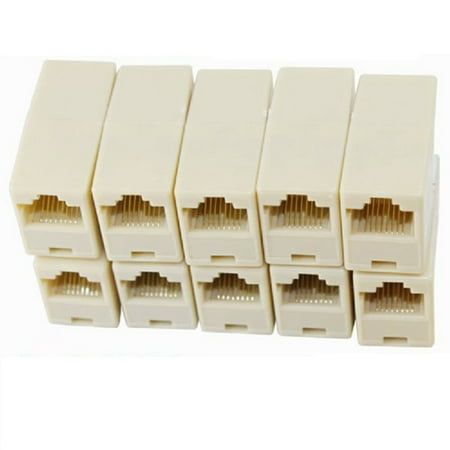 Network Ethernet Lan Cable Joiner Bilateral 8 Pins Coupler Connector ...
