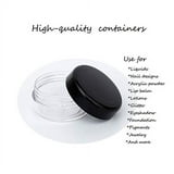 50-Pack 5g/5ML Cosmetic Sample Jars – Durable Plastic Containers for ...