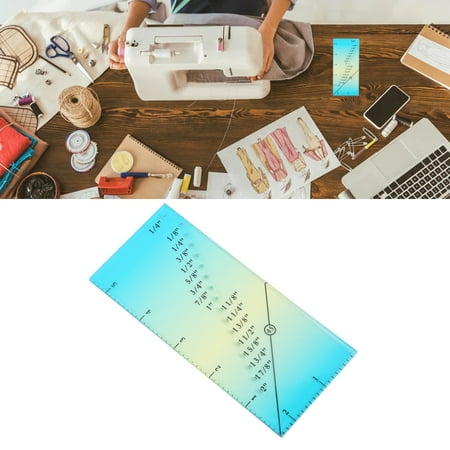 LYUMO Sew Seam Allowance Ruler, Sew Seam Ruler Widely Used For Cutting ...