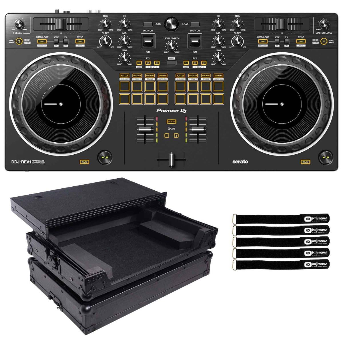 Pioneer DJ DDJ-REV1 Scratch Style 2-Channel DJ Controller with Black ...