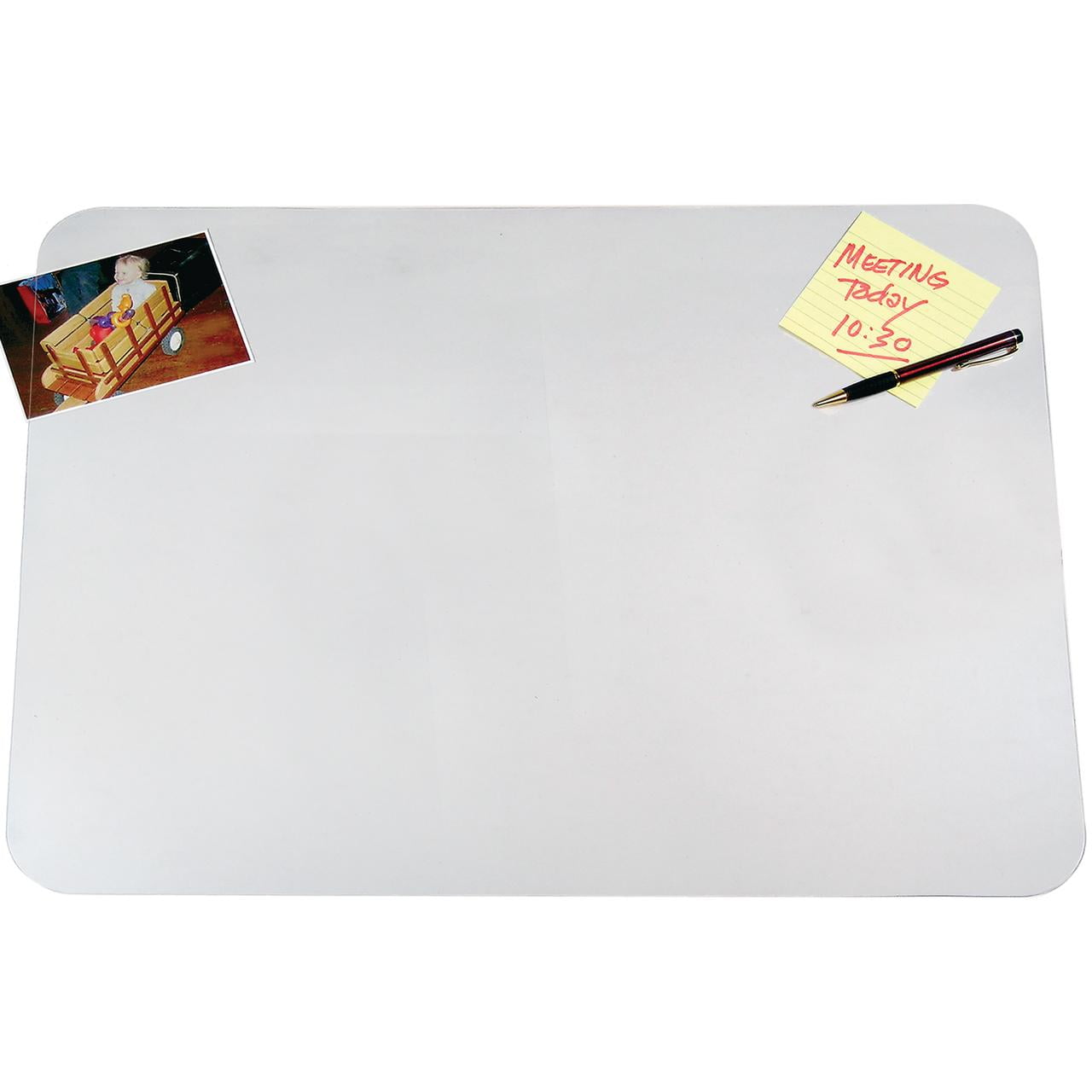 Artistic Antimicrobial Desk Pad, 19" x 24", Clear - Walmart.com