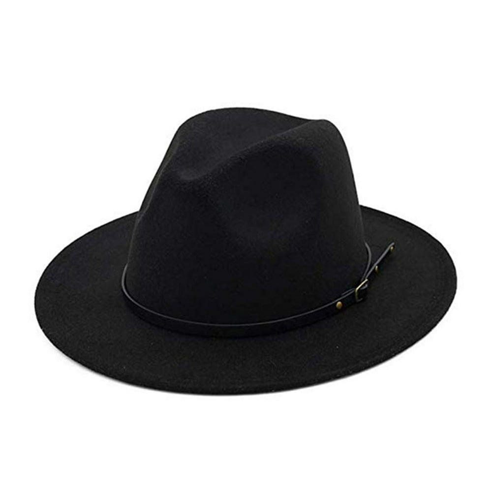 Click here for Debgfs Fedora Vintage Solid Color Felt Wide Brim B... prices