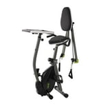 Stamina WIRK Home Gym: Upright Bike, Desk & Strength System, 300 lb ...