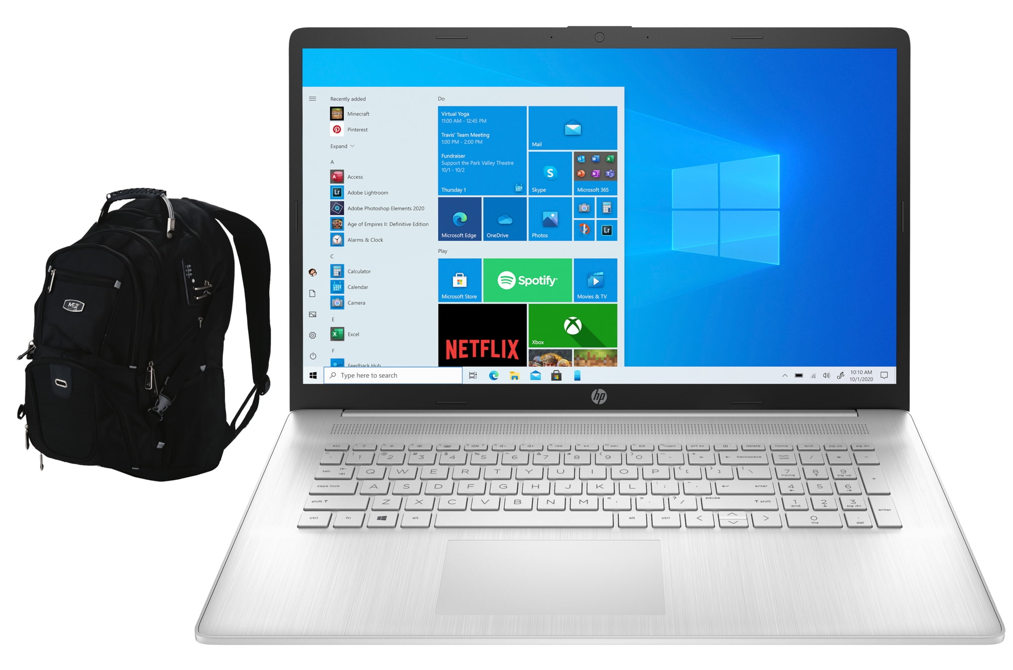 HP 17t-cn000 Entertainment Laptop (Intel i5-1135G7 4-Core, 17.3" 60Hz ...
