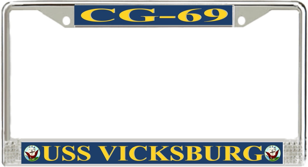 USS Vicksburg CG-69 License Plate Frame - Walmart.com