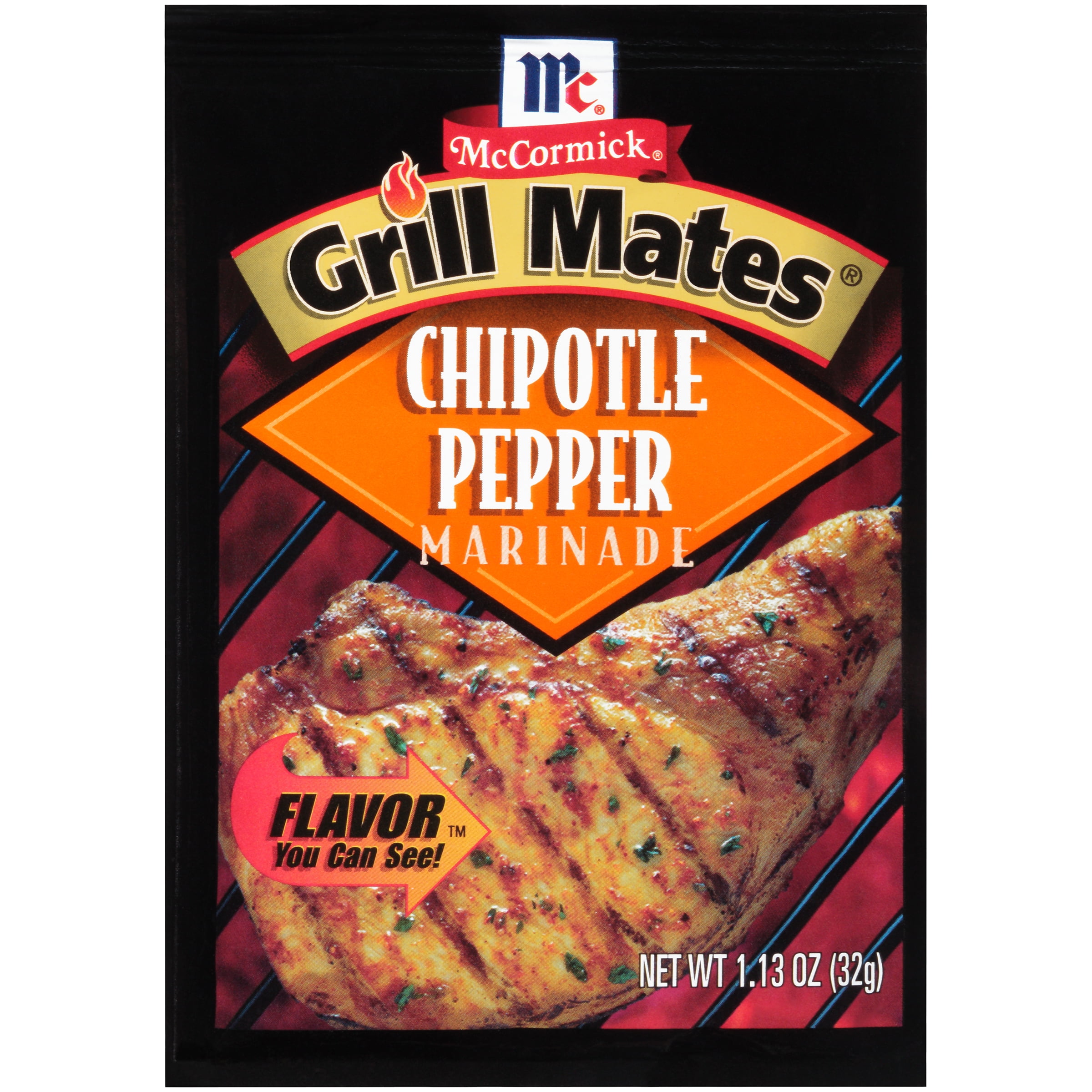McCormick Grill Mates Chipotle Pepper, 1.13 OZ (Pack of 6) - Walmart.com