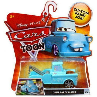 Disney Pixar Cars Movie Toon Drift Party Tokyo Mater Blue Toy Car ...