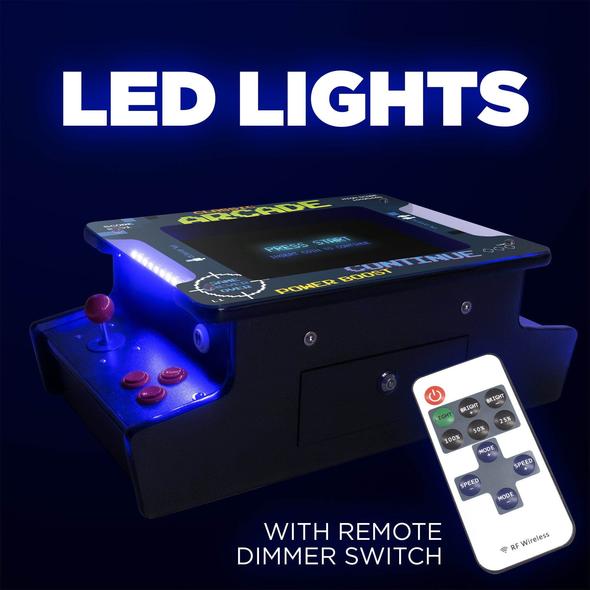 Creative Arcades 2 Player Mini Cocktail Tabletop 412 Games 15" LCD ...