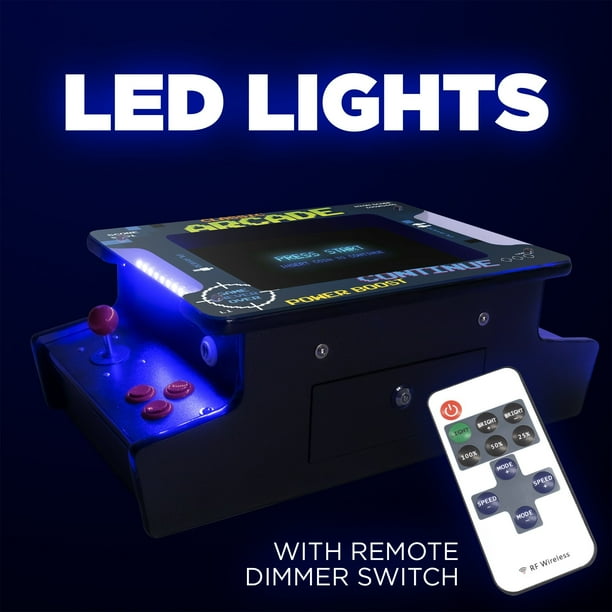 Creative Arcades 2 Player Mini Cocktail Tabletop 412 Games 15" LCD ...