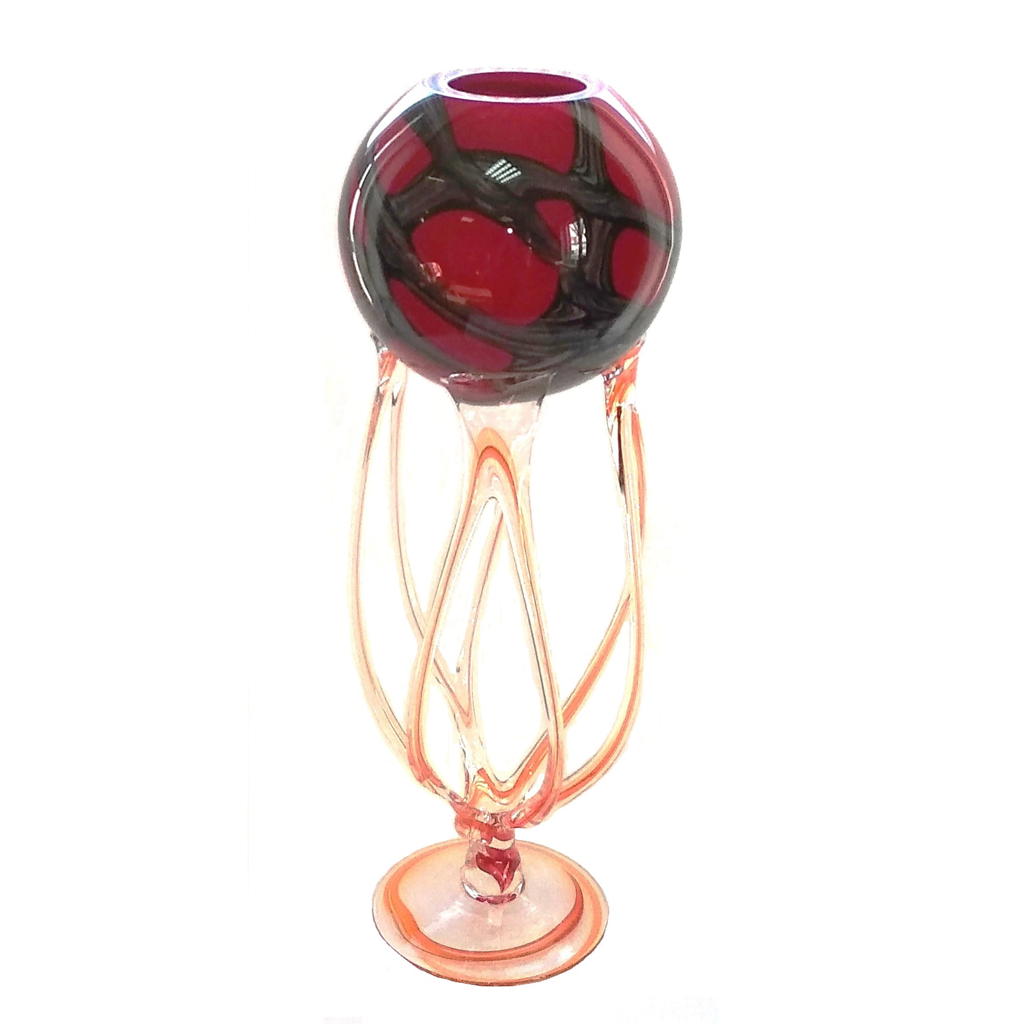 Elegant and Modern Decorative Classical Glass and Marble Vase for ...