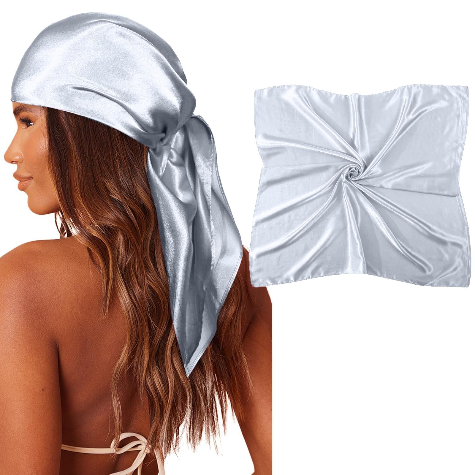 Click here for Hhsfeifuuu Stylish Large Square Satin Head Scarf S... prices