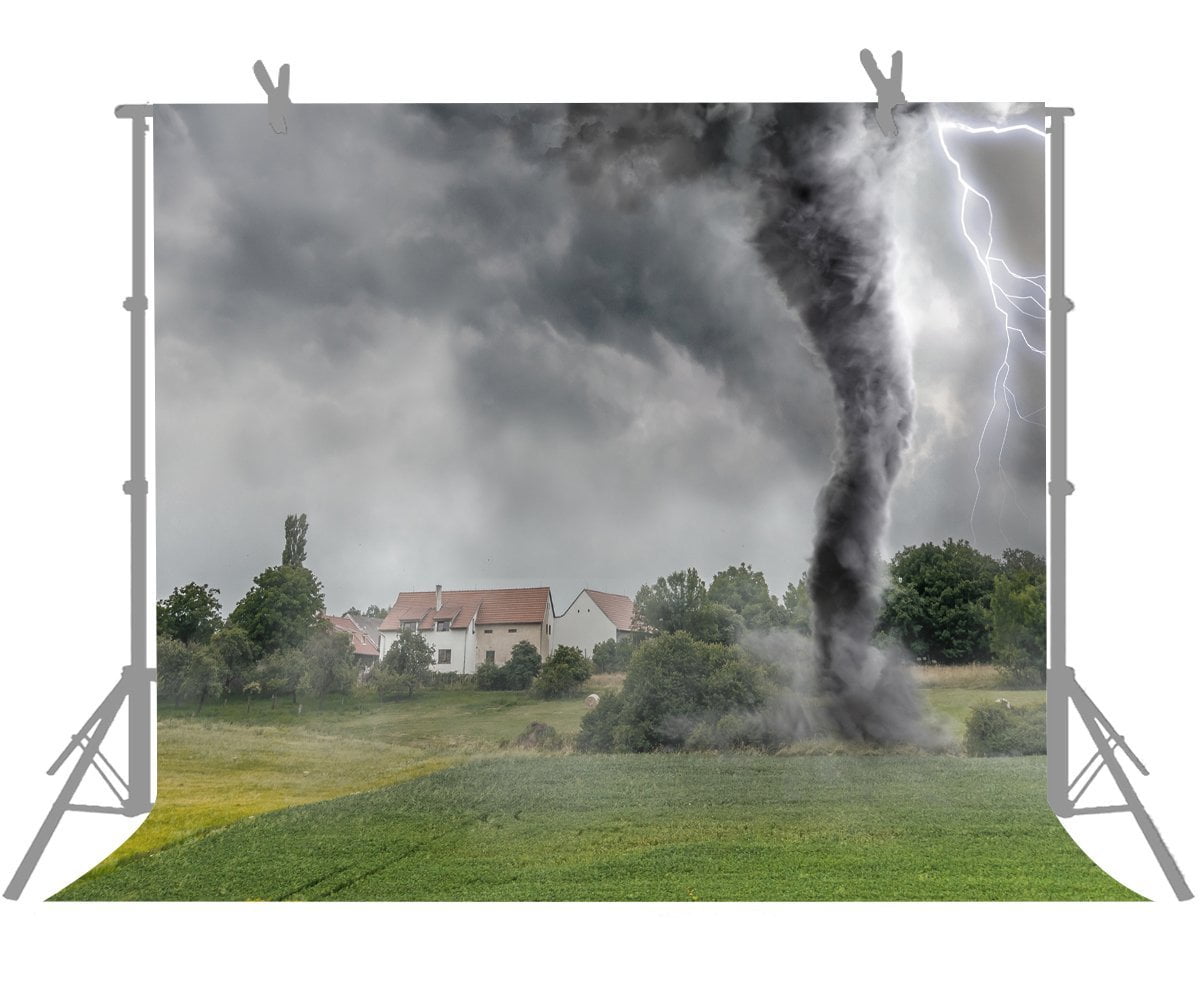 Background 7x5ft Countryside Tornado Photography Backdrop Studio Photo ...