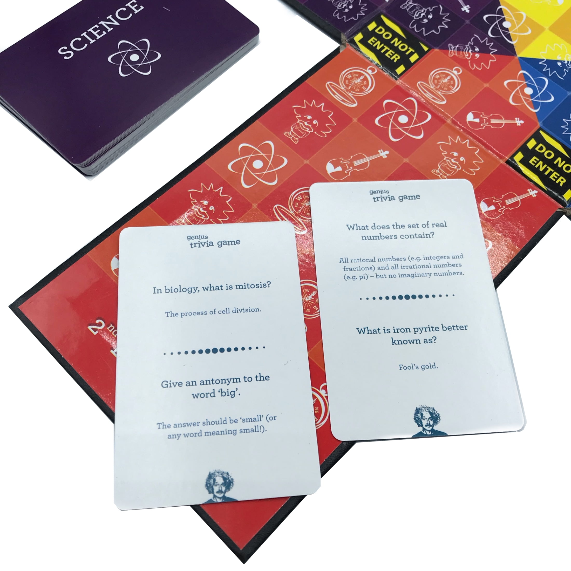 Genius Trivia Game from University Games, for 2 to 4 Players Ages 8 and ...