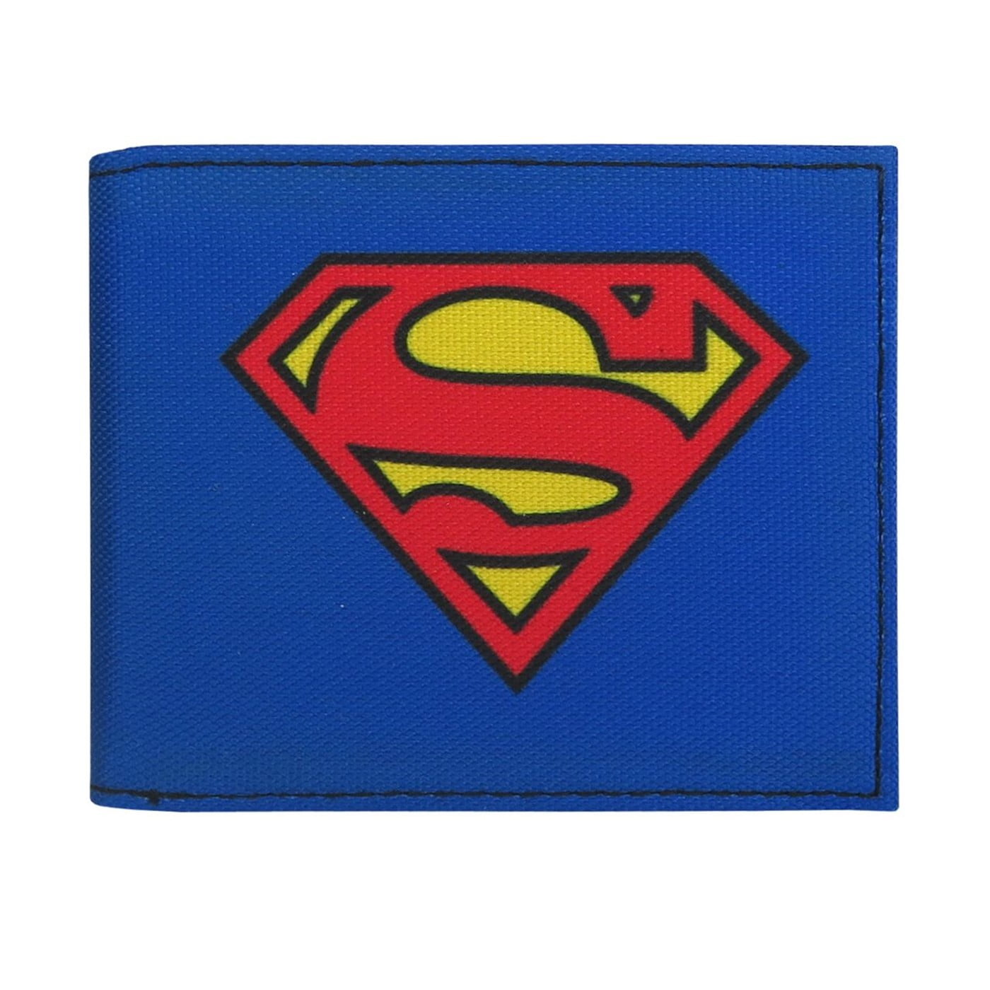 Superman Symbol on Blue Bi-Fold Wallet - Walmart.com