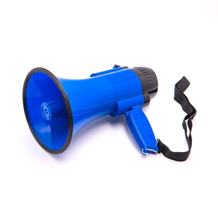 BEMLDY Portable Megaphone Bullhorn with Built-in Siren/Alarm-Music ...
