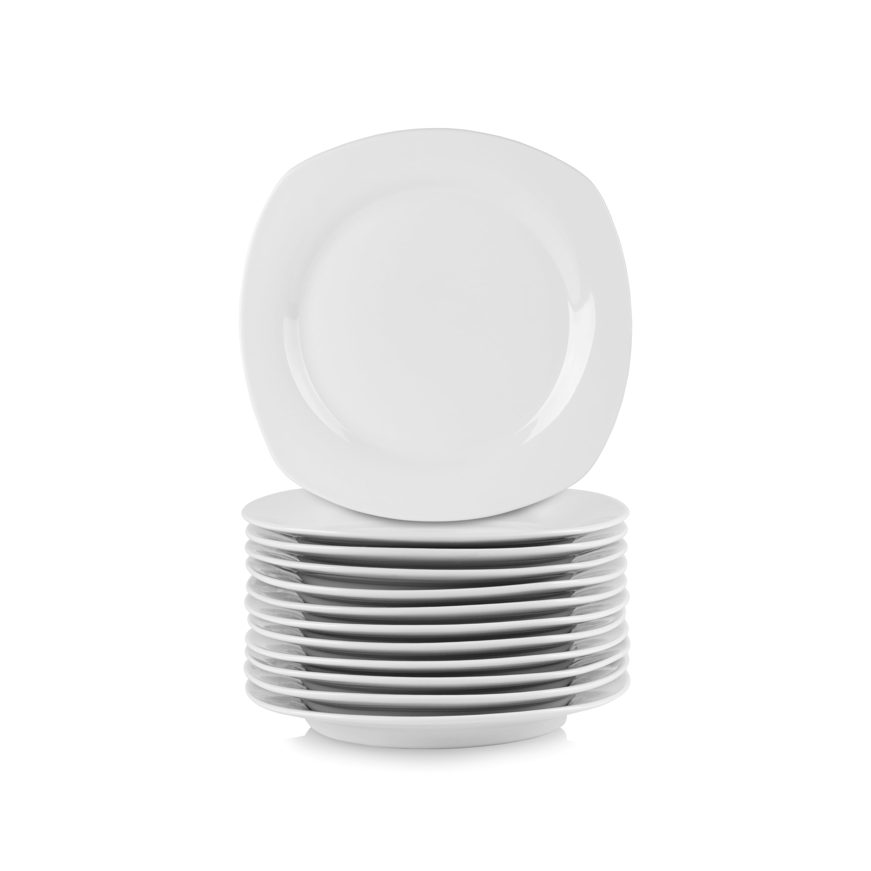 Cooking & Dining Dishware & Serving Pieces White 12-Piece Porcelain ...