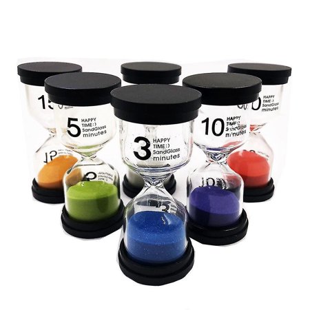 Sand Timer 6 Colors Hourglass Timer 1min / 3min / 5min / 10min / 15min ...