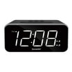 SHARP Digital Alarm Clock with AccuSet - Automatic Set, Black with ...