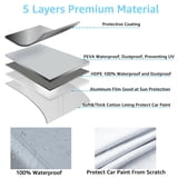 "OTOEZ Heavy Duty Waterproof Car Cover, 5-Layer UV Dustproof Protection ...