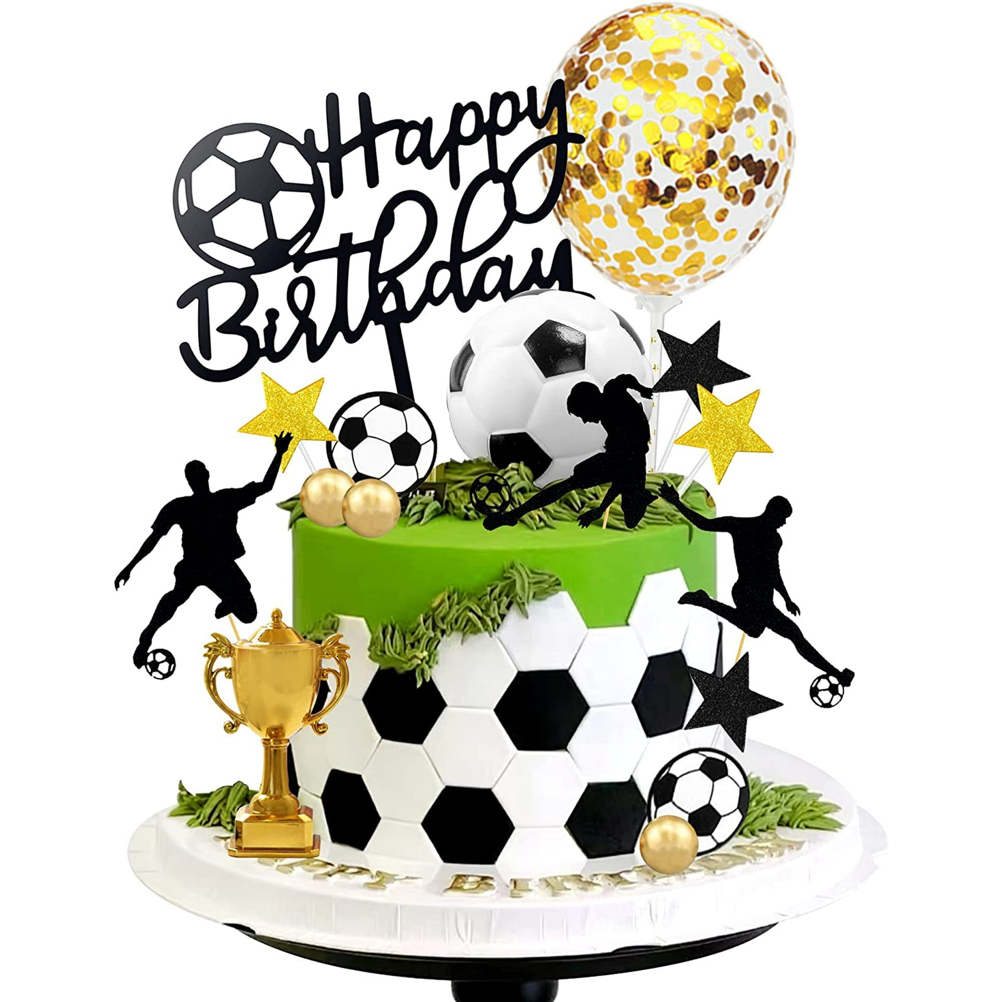 Click here for Unbranded Wjca 28 Pcs Soccer Cake Hats & Player To... prices
