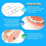 AIM DENTAL SUPPLY Lip Protector for Braces, Clear Comfort Shield ...