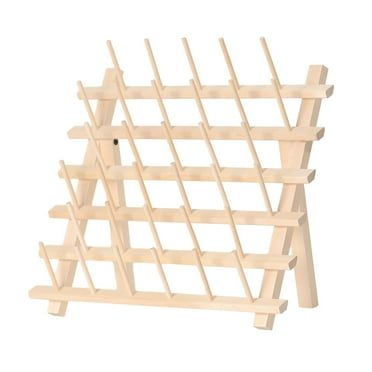 Threadart 120 Spool Thread Rack | Solid Wood, Robust, Wall Mount or ...