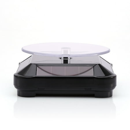 Solar Display Stand Turntable, Rotating Display Stand (Black) - Walmart.ca
