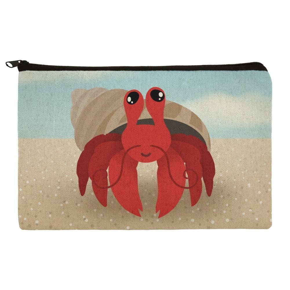 Sweet Hermit Crab Makeup Cosmetic Bag Organizer Pouch - Walmart.com