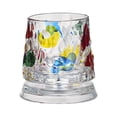 Rotating Old Fashioned Whiskey Glass, 260ml Crystal Clear Tumbler with ...