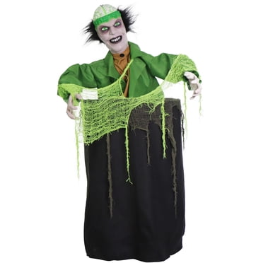 Swinging Decrepit Doll Animated Halloween Decoration - Walmart.com