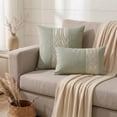 Boho, Handmade Gray Luxury Throw Pillow Covers 18"x18" | Modern Linen ...
