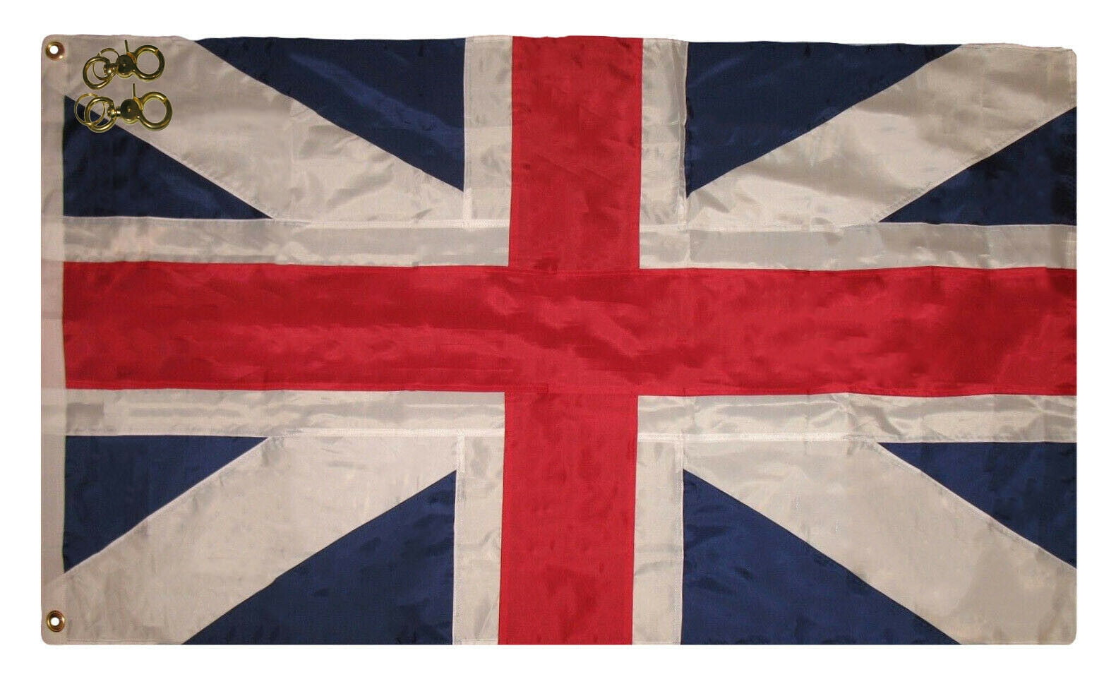 3x5 Embroidered Great Britain Kings Colors 300D Nylon Flag 3'x5' With 2 ...