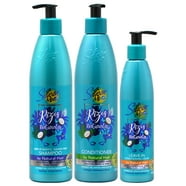 Silicon mix Rizos Naturales Shampoo 16oz + Conditioner 16oz + Leave in ...