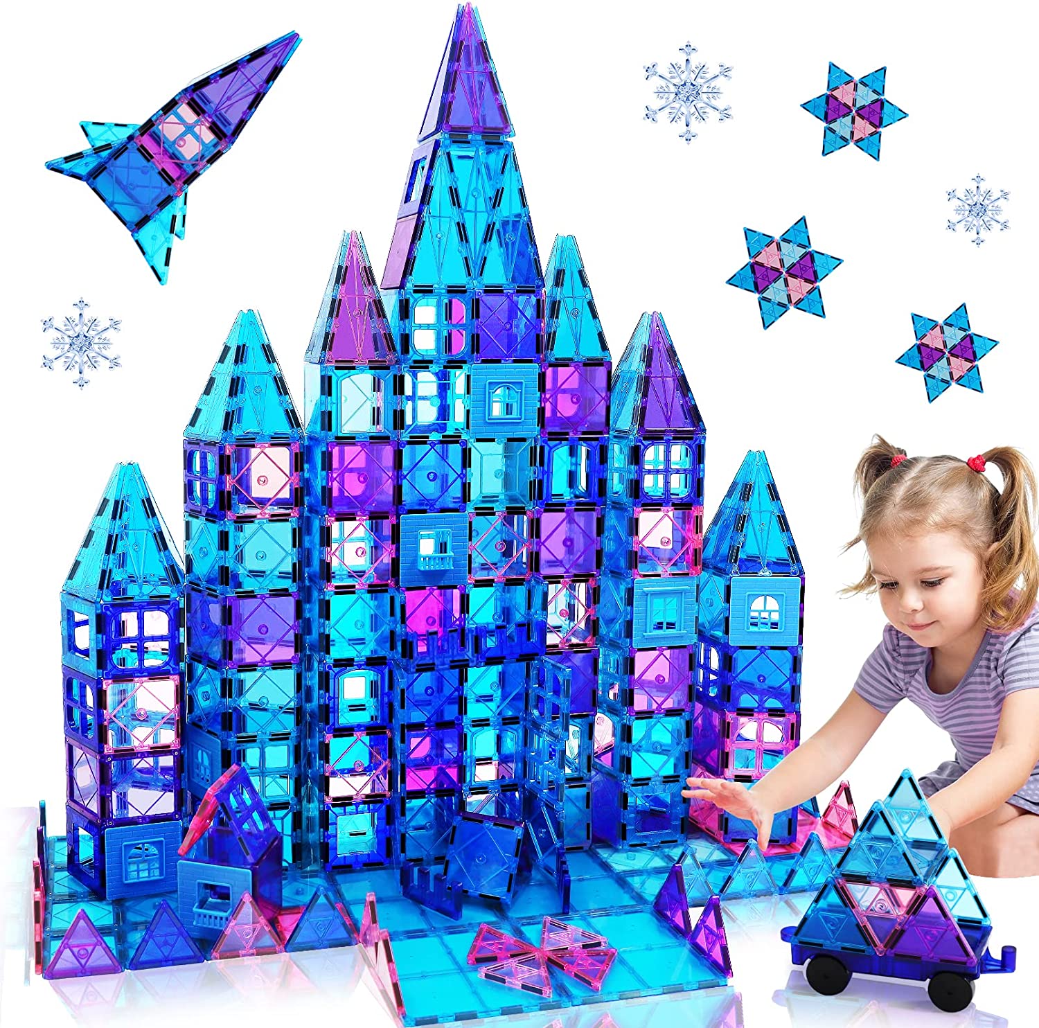 Magnetic Tiles Kids Toys For 3 4 5 6 7 8 Year Old Boys Girls 3D Castle magnetic-tiles-kids-toys-for-3-4-5-6-7-8-year-old-boys-girls-3d-castle
