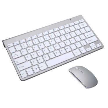 onn Keyboard and Mouse Combo Set, Wireless, 2.4 GHZ Dual-Connectivity ...