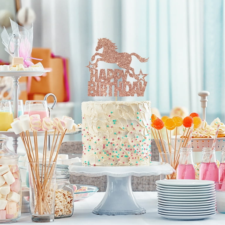 Happy Birthday Horse Cake