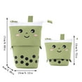 Pen Pouches Cute Hide And Leather Neck Lanyard Zipper Pencil Pouch Line Friends Pencil Pen