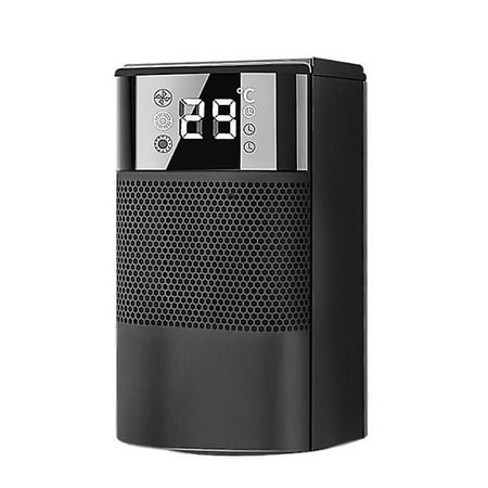 Electric Heater Small Space Heater Led Digital Display Desktop Heating ...