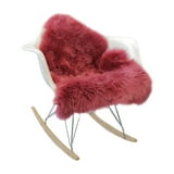 Natural Home Decor Milan Sheepskin Single Rug | 1-Piece Steel Blue 2' x ...