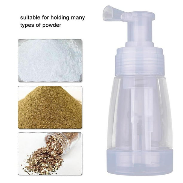 Fine Mist Powder Spray Bottles with Locking Nozzle 110/180ml Baby ...
