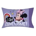 Free Shipping! Disney Minnie Mouse I am Awesome 4 Piece Toddler Bed Set ...