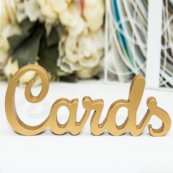 Gold Letter Decor