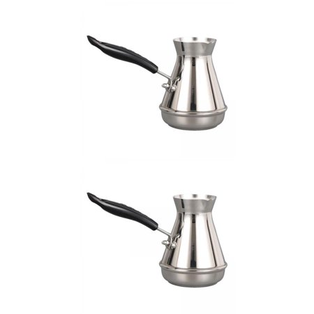 2x Milk Warmer Espresso Decanter Conical Turkish Coffee Pot Multi ...
