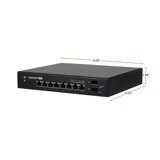 Ubiquiti Networks EdgeSwitch, 8-Port, 150W, Desktop Ethernet Network ...