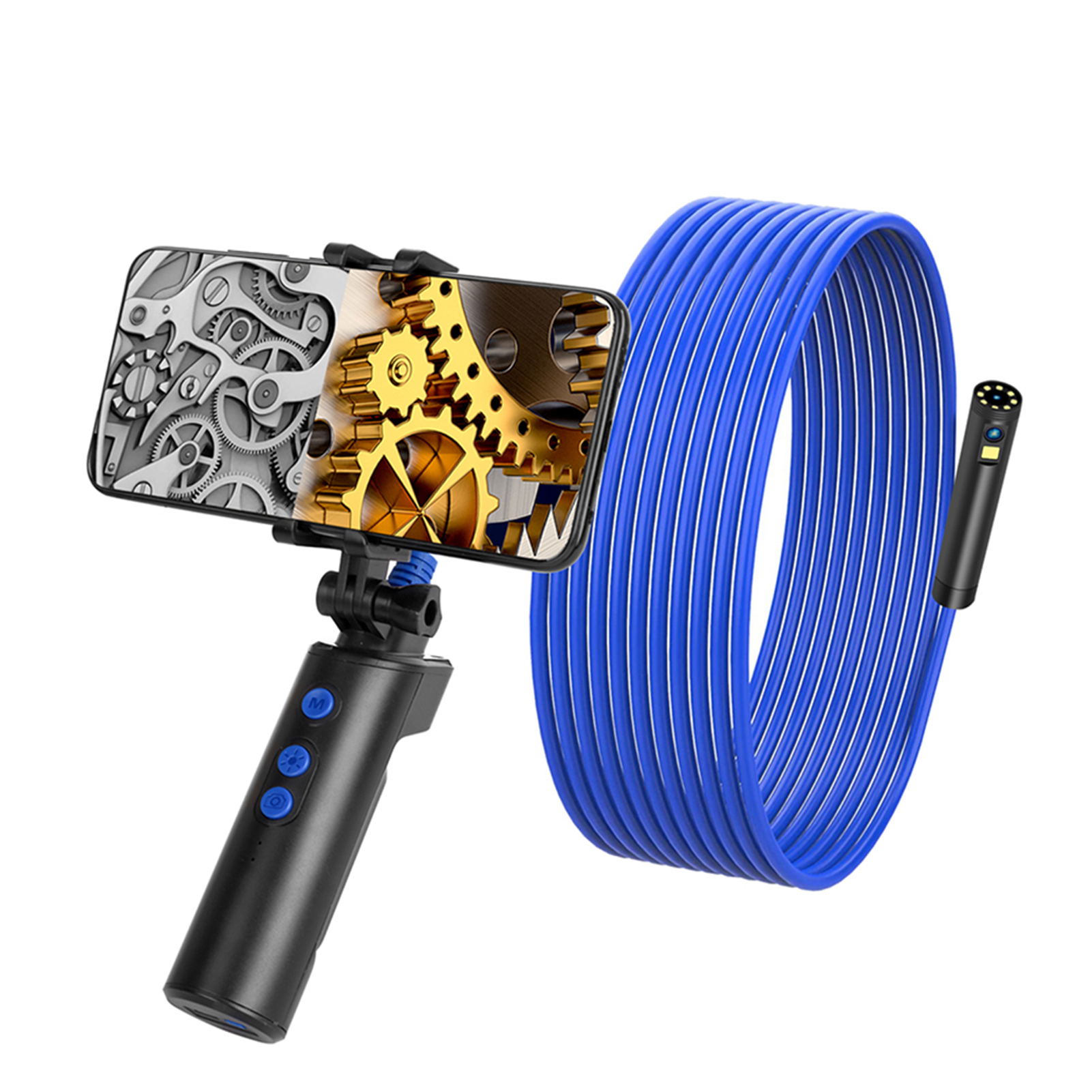 Endoscopia industrial conectada de forma inalámbrica Inspección de ...