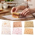 Greaseproof Food Wrapping Paper Sheets 100 Pack, 11x15 Inch Sandwich ...