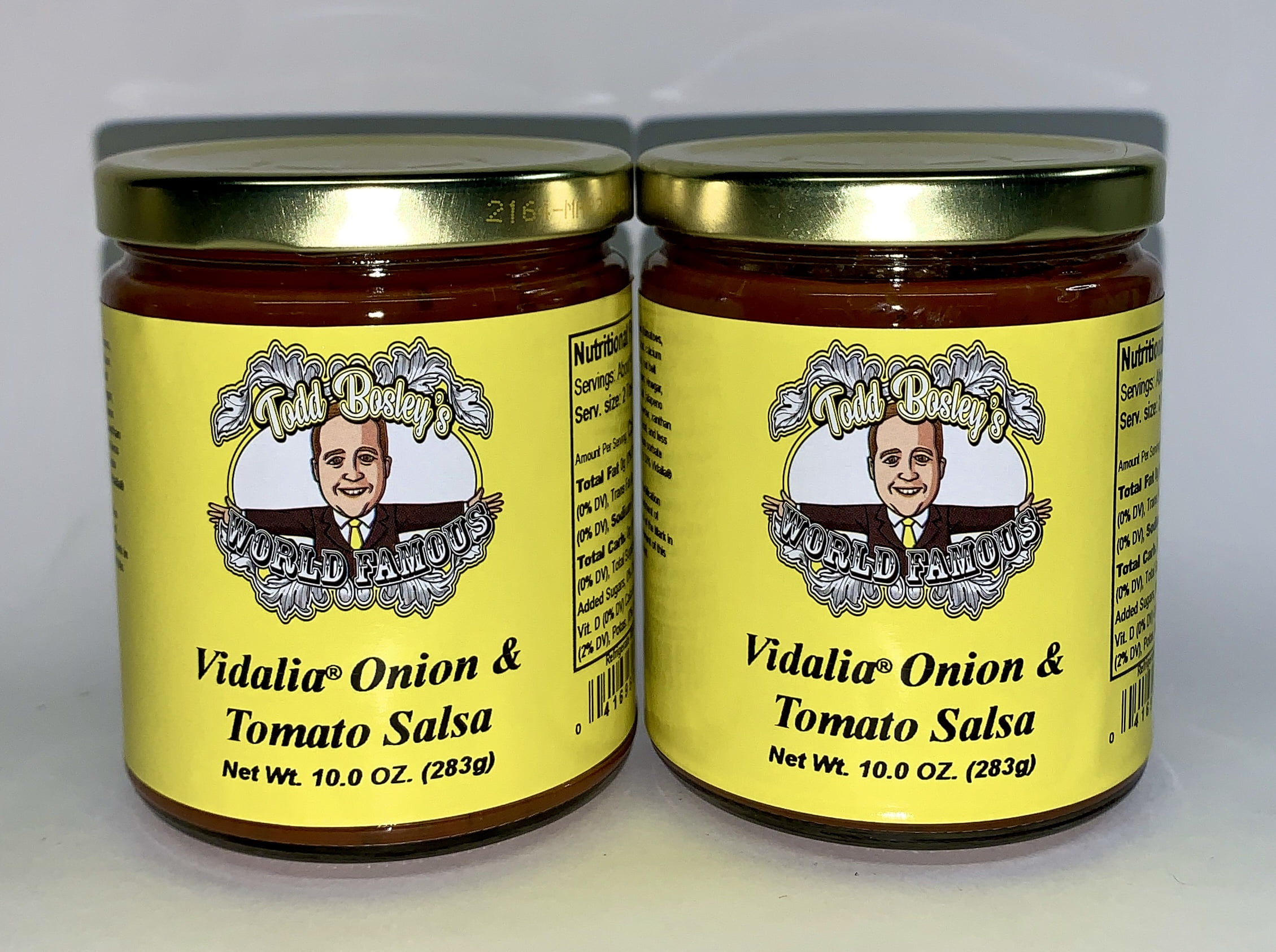 Todd Bosley's World Famous Vidalia Onion & Tomato Salsa (2 Pack ...